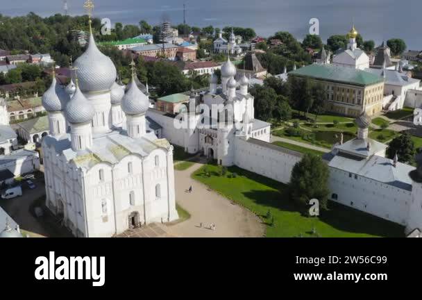 Rostov, Russia. Rostov Kremlin. Cathedral of the Assumption of the ...