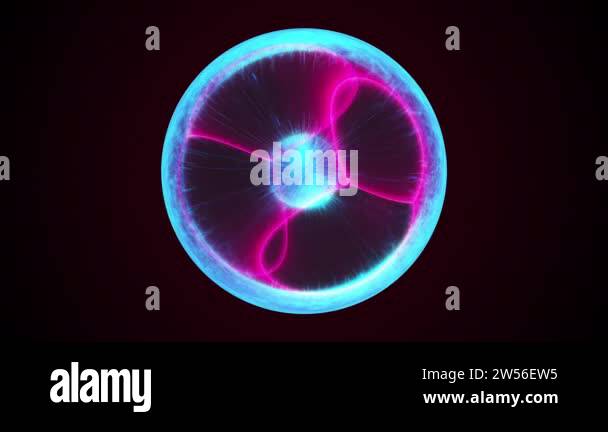 Magic orb computer generated background. 3d rendering energy inside the ...