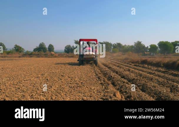 District Katni, Madhya Pradesh, INDIA - December 02, 2020: A red color ...