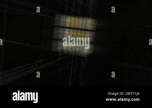 The Concept Of Visualization Of Artificial Intelligence Animation Abstract Shimmering 3d