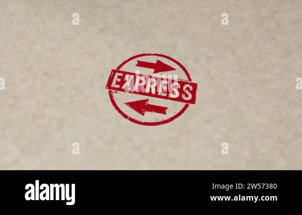 Express delivery stamp sign Stock Videos & Footage - HD and 4K Video ...
