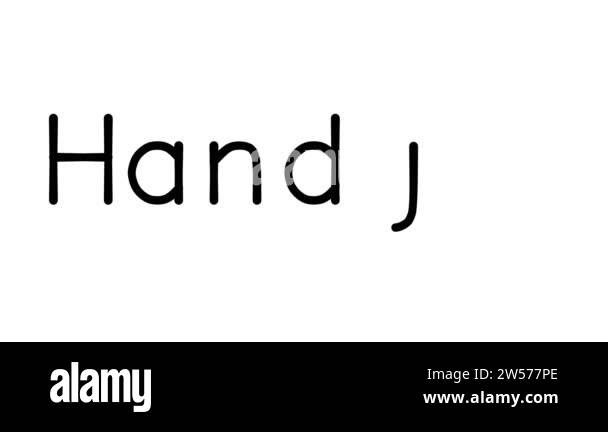 Handgun Handwritten Text Animation in Various Sans-Serif Fonts and ...