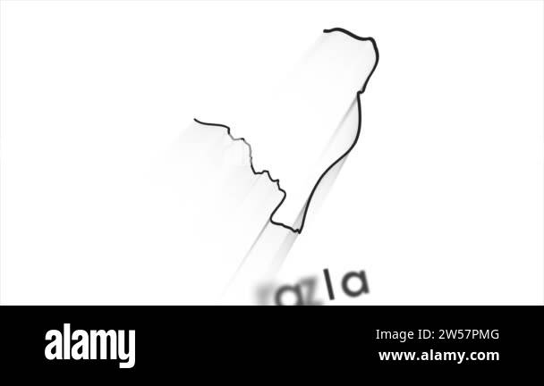 Brazil Map Showing Up Intro By Regions 4k animated Brazil map intro ...