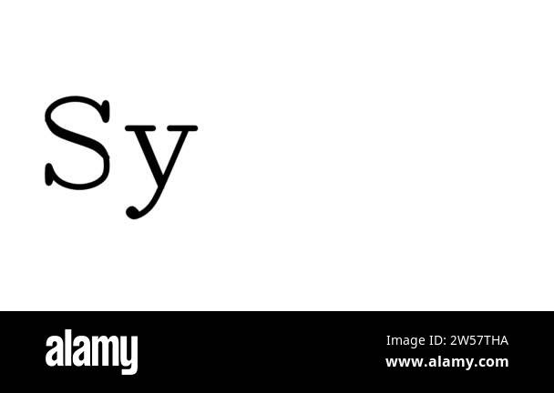 Symbol Animated Handwriting Text in Serif Fonts and Weights Stock Video ...