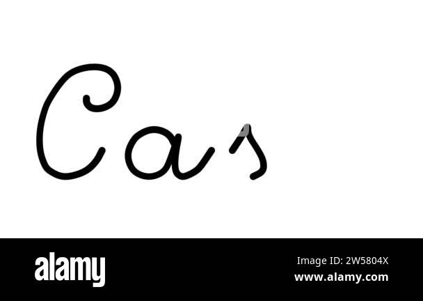 Cash Decorative Handwriting Animation in Six Cursive and Gothic Fonts ...