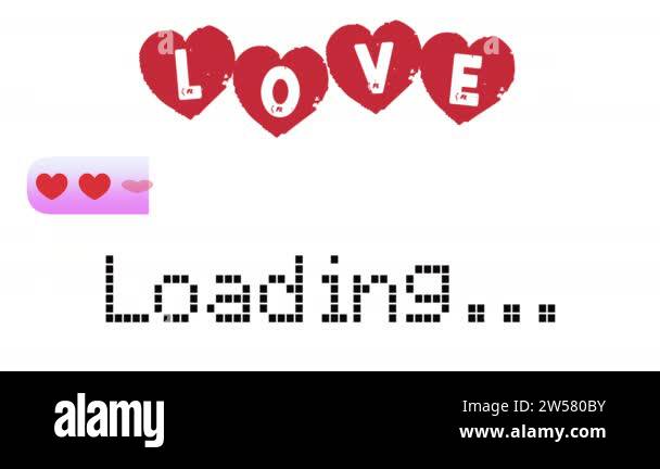 Love Loading Bar, Progress Bar For Valentine S Day, Marriage ...