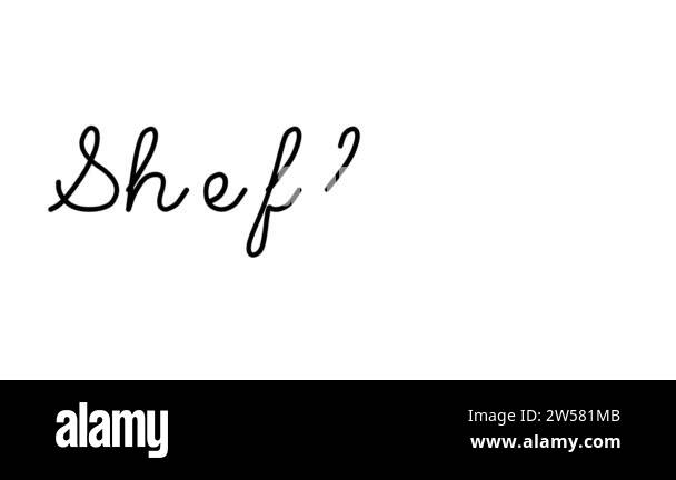 Sheffield Decorative Handwriting Animation in Six Cursive and Gothic ...