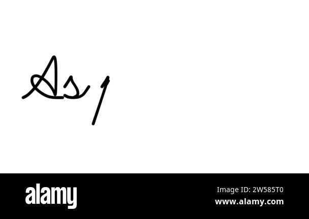 Aspirin Decorative Handwriting Animation in Six Cursive and Gothic ...