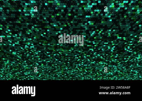 Abstract Colorful Transforming And Waving Data Canvas Concept Of Artificial Intelligence