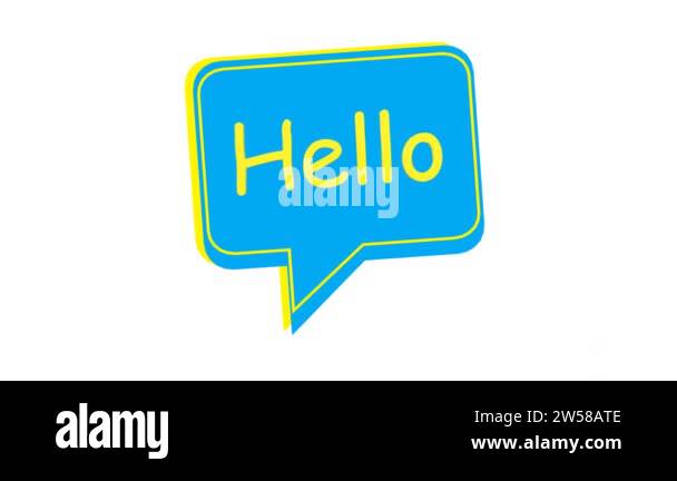 Hello text in bubbles. world hello day is celebrated annually on ...