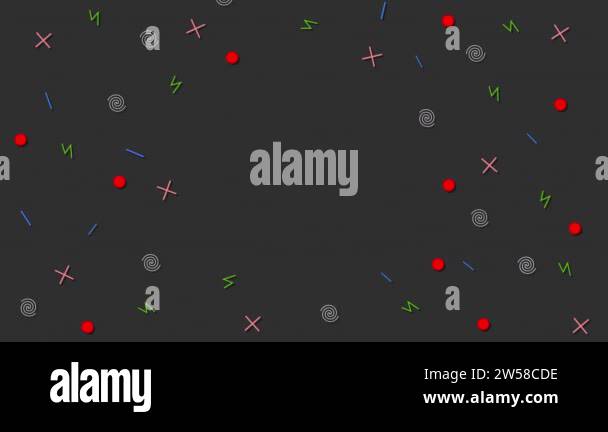Opener titles animation. Geometric colored animated background for ...