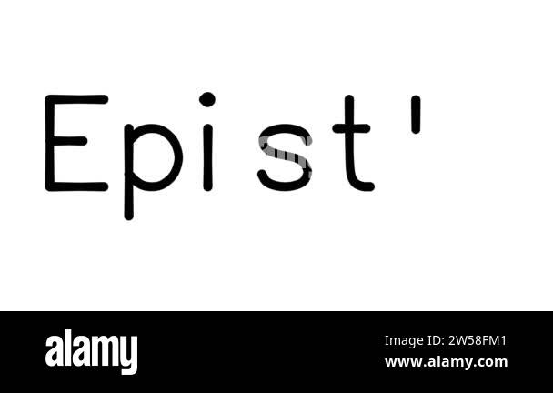 Epistle Handwritten Text Animation in Various Sans-Serif Fonts and ...