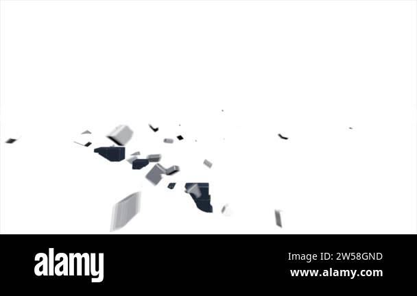 Map of United States of America showing different states. Animated usa ...