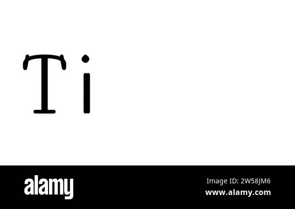 Timer Animated Handwriting Text in Serif Fonts and Weights Stock Video ...