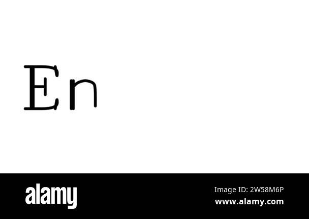 Emblem Animated Handwriting Text in Serif Fonts and Weights Stock Video ...