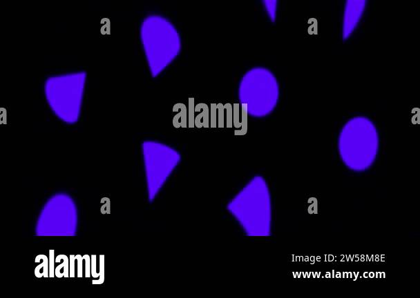 Motion graphic of blurred lens distortion. Defocused 3d pattern. Dark ...