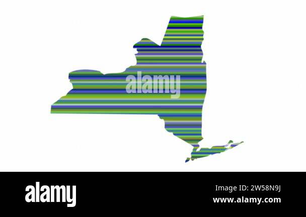 New york state contour map Stock Videos & Footage - HD and 4K Video ...