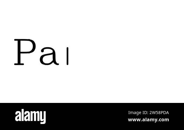 Parkour Animated Handwriting Text in Serif Fonts and Weights Stock ...