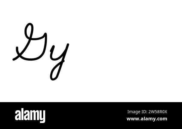 Gypsy Decorative Handwriting Animation in Six Cursive and Gothic Fonts ...