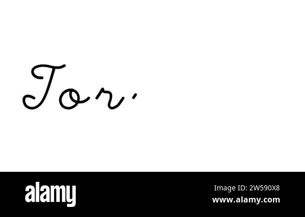Tornado Decorative Handwriting Animation in Six Cursive and Gothic ...