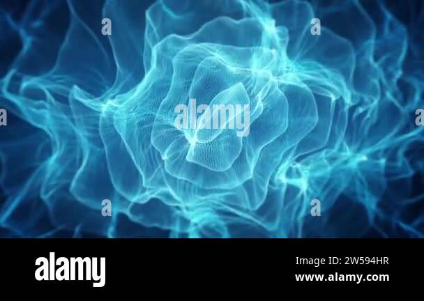 Abstract Beautiful Patterns Waving Background Loop 4k Animation Of An