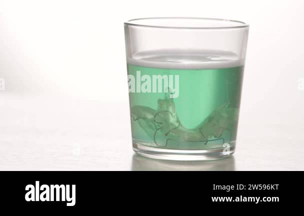 Hygiene of dental records for a healthy and clean smile. Effervescent ...