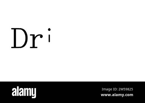 Drilling Animated Handwriting Text in Serif Fonts and Weights Stock ...