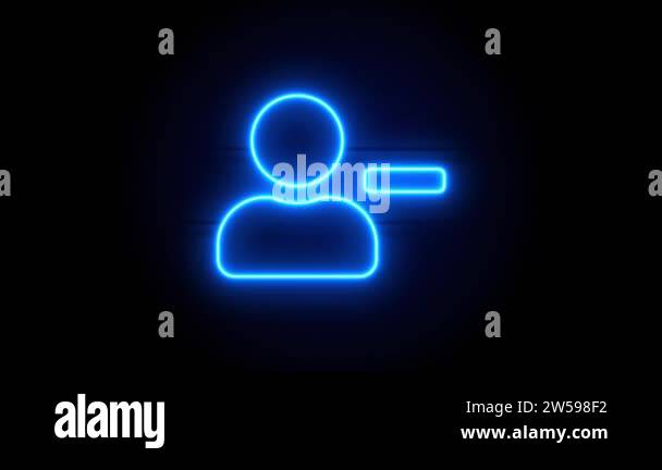 Remove User neon sign appear in center and disappear after some time ...