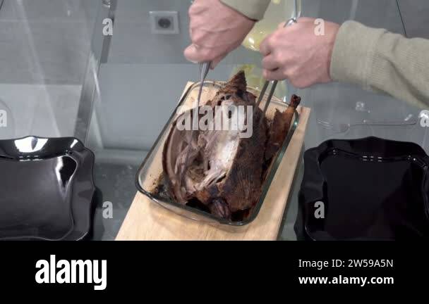 Top view knife cutting chicken Stock Videos & Footage - HD and 4K Video ...