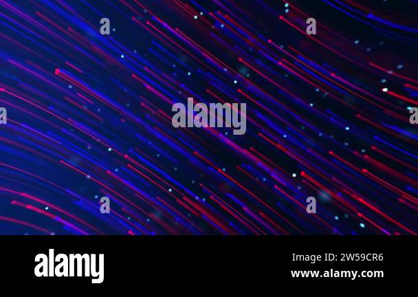 4K Abstract loop Lines blinking lights tech background Animation Stock ...
