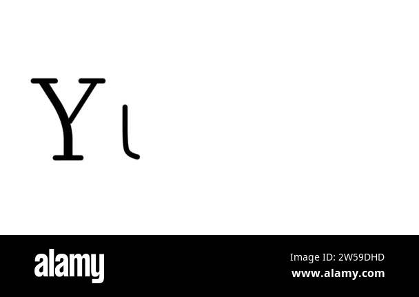 Yucca Animated Handwriting Text in Serif Fonts and Weights Stock Video ...