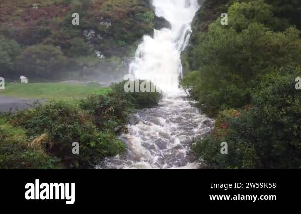 Assaranca waterfall ardara in county Stock Videos & Footage - HD and 4K ...