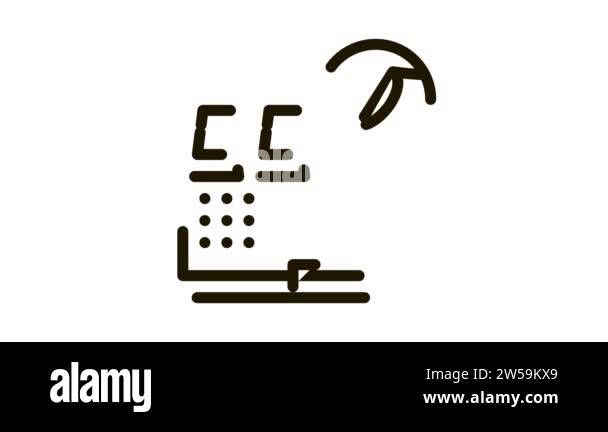 Sugar Factory Icon Animation Stock Video Footage - Alamy