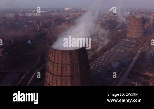 Heavy smoke pollution from manufacturing Stock Videos & Footage - HD ...