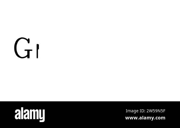 Greetings Animated Handwriting Text in Serif Fonts and Weights Stock ...