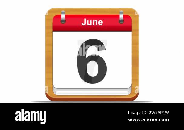 June calendar Stock Videos & Footage - HD and 4K Video Clips - Alamy