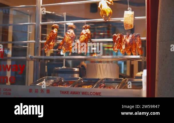 Chinese restaurant window meat Stock Videos & Footage - HD and 4K Video ...