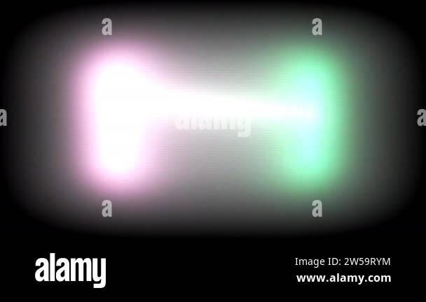 Flickering Old Fashioned Retro Screen Television Crt Scanlines Stock ...