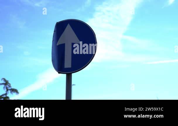 Curved arrow road marking Stock Videos & Footage - HD and 4K Video ...