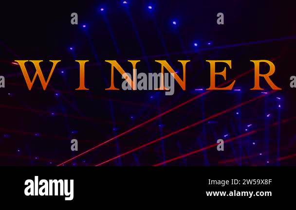 Winner text color light background Stock Videos & Footage - HD and 4K ...