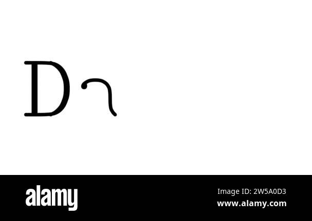 Dallas Animated Handwriting Text in Serif Fonts and Weights Stock Video ...