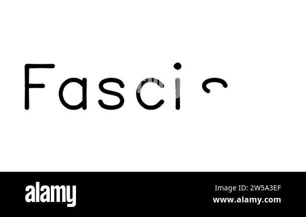 Fascism Handwritten Text Animation in Various Sans-Serif Fonts and ...