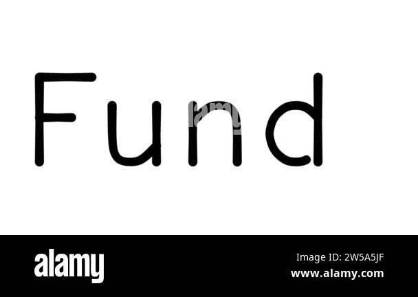 Funds Handwritten Text Animation in Various Sans-Serif Fonts and ...