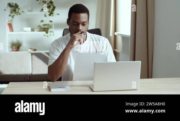 Black guy making paperwork Stock Videos & Footage - HD and 4K Video ...
