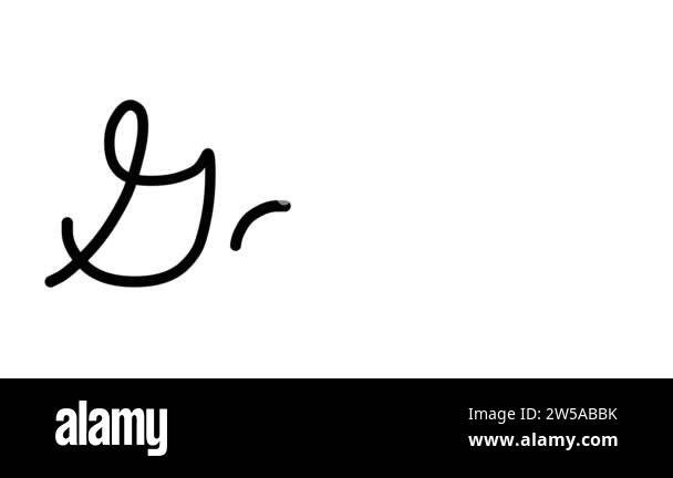 Goal Decorative Handwriting Animation in Six Cursive and Gothic Fonts ...