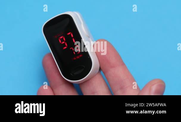 Using a pulse oximeter to measure blood oxygen saturation and pulse ...