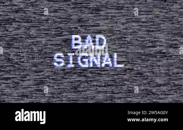 Bad Signal Television screen error. SMPTE color bars technical problems ...
