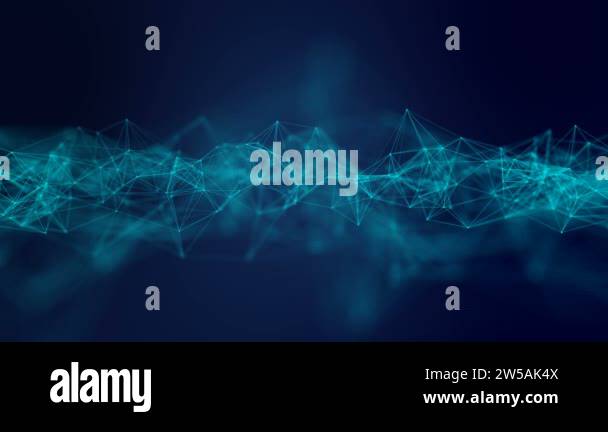 Abstract Network Background Seamless Loop 4k Global Business Network Concept High Tech