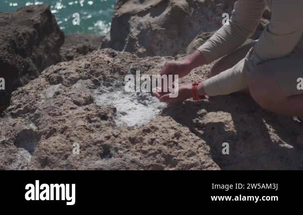 The topic is geology and research of crystals and rocks of natural ...