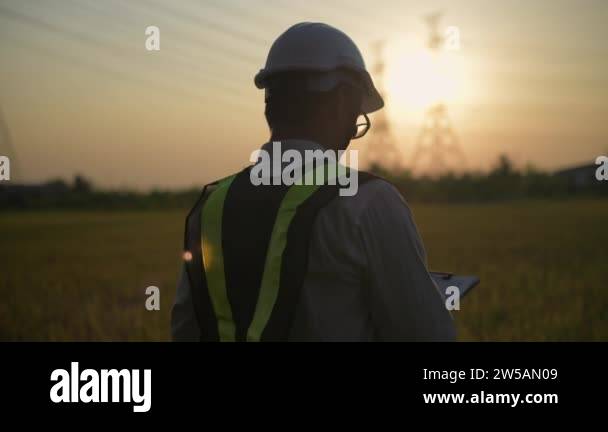 Engineer concept of 4k Resolution. Employees are planning their work at ...